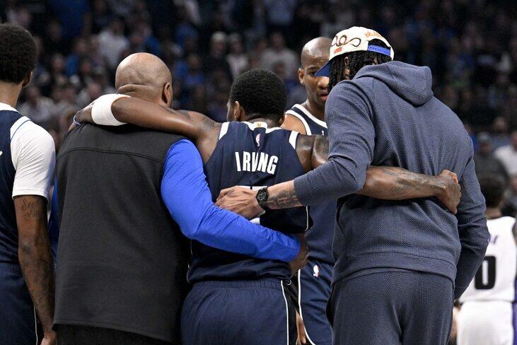 Kyrie Irving tears ACL, will miss rest of 2024-25 season - NewsBreak