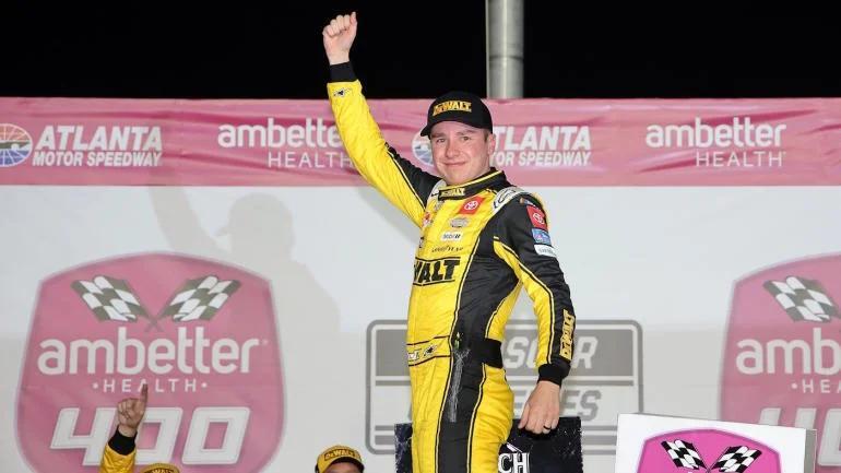 NASCAR at Atlanta results: Christopher Bell wins a thriller after crash ...