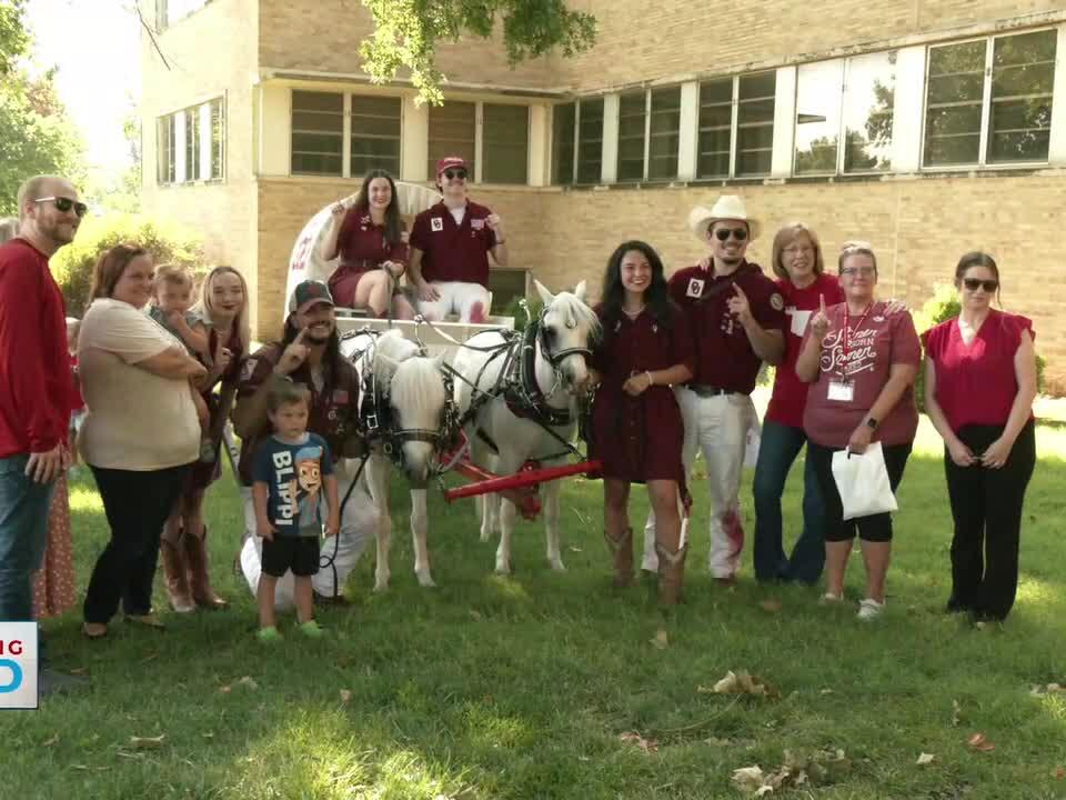 OU Fans Celebrate SEC Entrance In Tulsa With Sooner Schooner