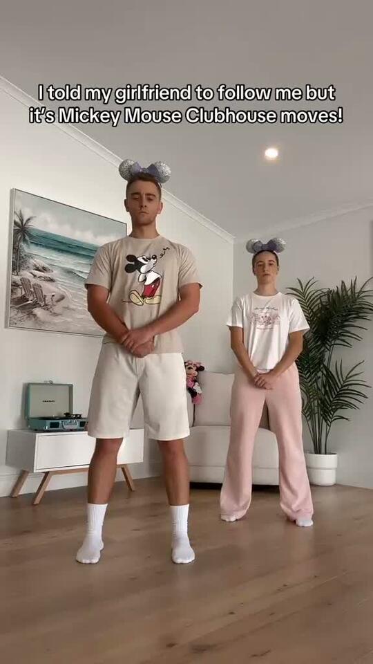 Who remembers Mickey Mouse Clubhouse? 🤣🤩 Ib: @Micah & Sarah #couple # ...