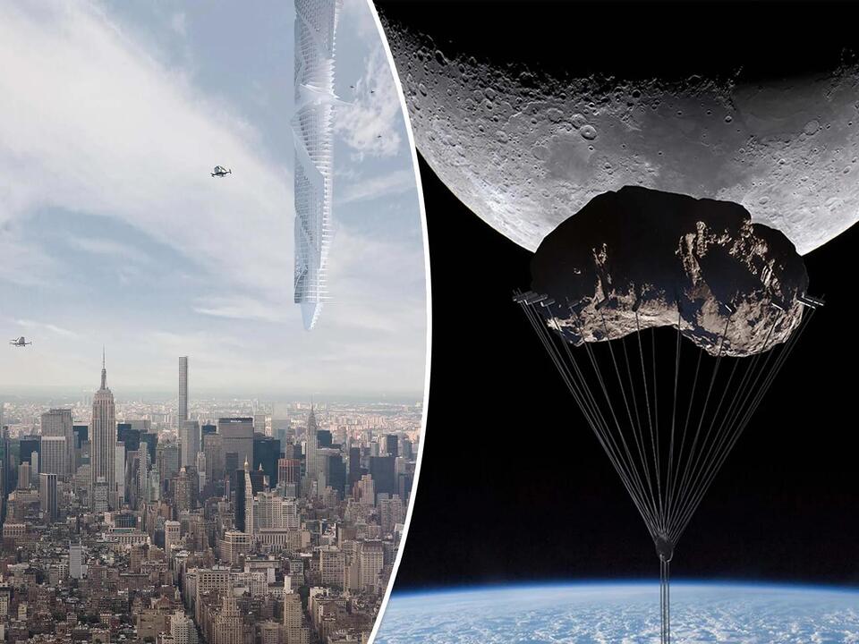 Out-of-this-world NYC skyscraper aims to hang from an asteroid