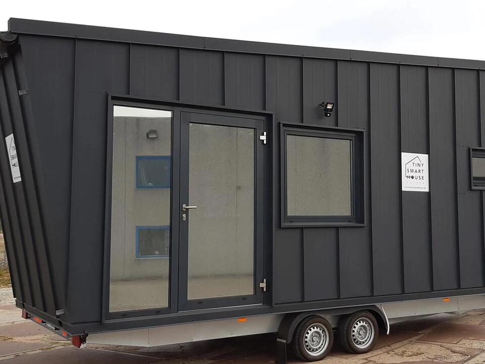 Dark Vader Tiny Home Crosses to the Dark Side of Small Living with Bold ...