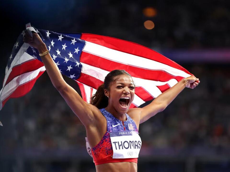 Olympic sprinter Gabby Thomas wins gold: What to know about her healthy ...