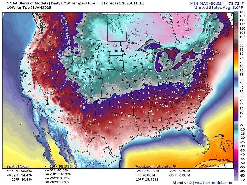 Warning as polar vortex brings 'life-threatening' cold to US next week ...