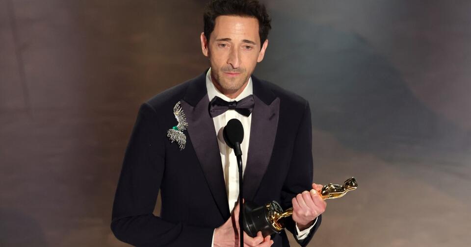 The Brutalist’s Adrien Brody Breaks Guinness World Record for World’s Longest Oscar Speech ...