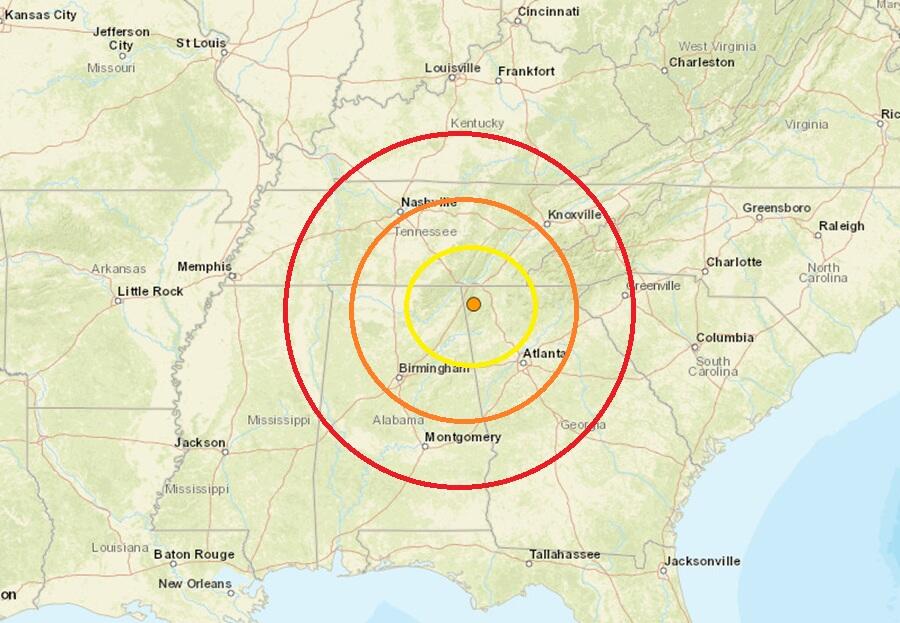 Earthquake Strikes Georgia North and West of Atlanta - NewsBreak