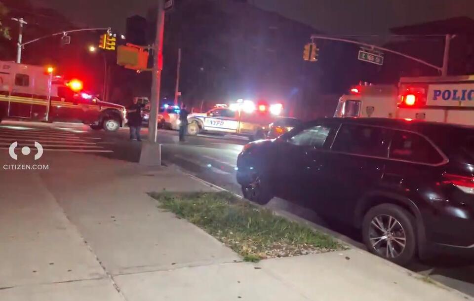 NYPD officer cut out of crashed patrol car after cops swerve to avoid ...