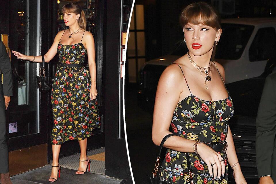 Taylor Swift breaks cover for NYC dinner with A-lister pal at her go-to ...