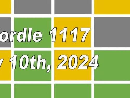 ‘Wordle’ Answer Today 1117 July 10th 2024 – Hints and Solution (7/10/24)