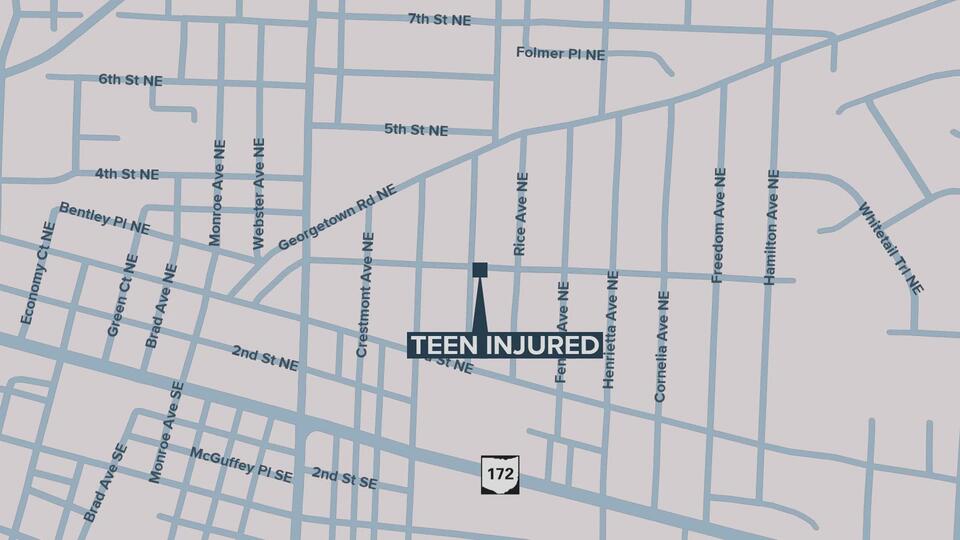 Canton police: 13-year-old boy on front porch wounded in shootout ...