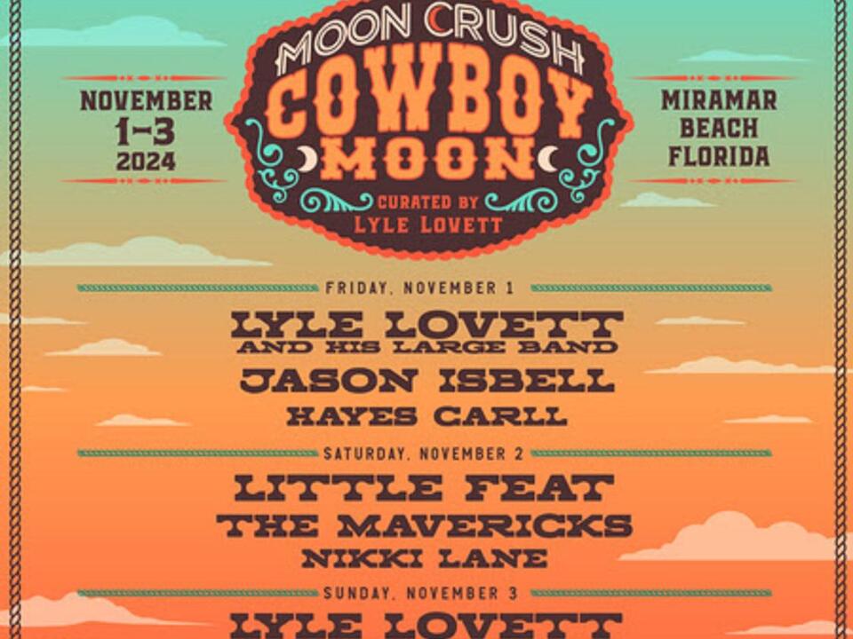 Moon Crush: Cowboy Moon ft. Lyle Lovett, Little Feat, Molly Tuttle ...