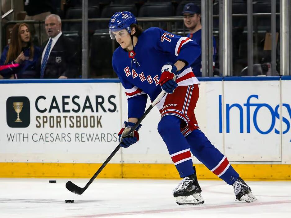 Rangers coach hears chants for Matt Rempe in lineup
