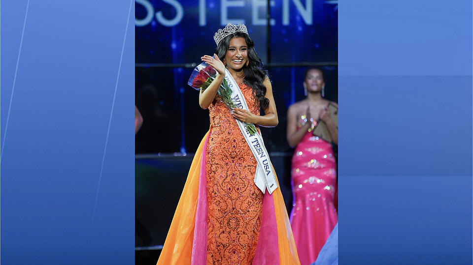 Leia Rios makes history as first Latina to be Miss Wisconsin Teen USA ...