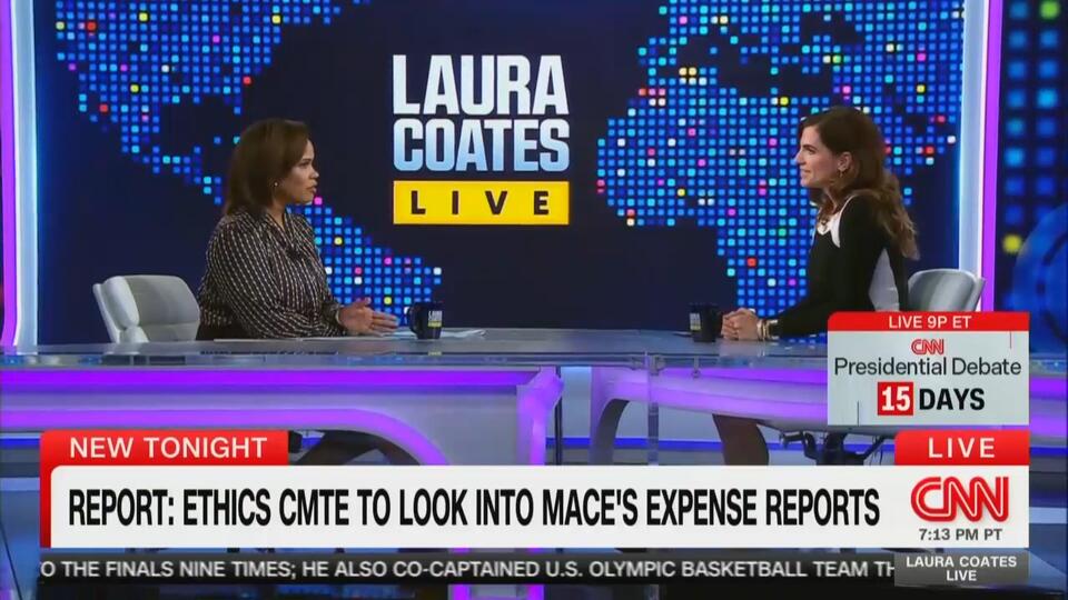CNN’s Laura Coates Grills Nancy Mace On Report of House Ethics Probe ...