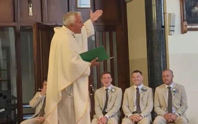 Irish wedding guests stunned as priest performs Oasis’ "Wonderwall ...