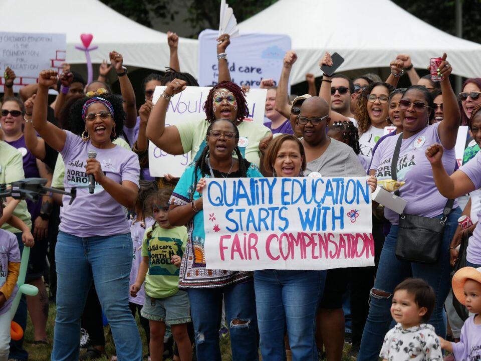 North Carolina Child Care Providers Rally at General Assembly