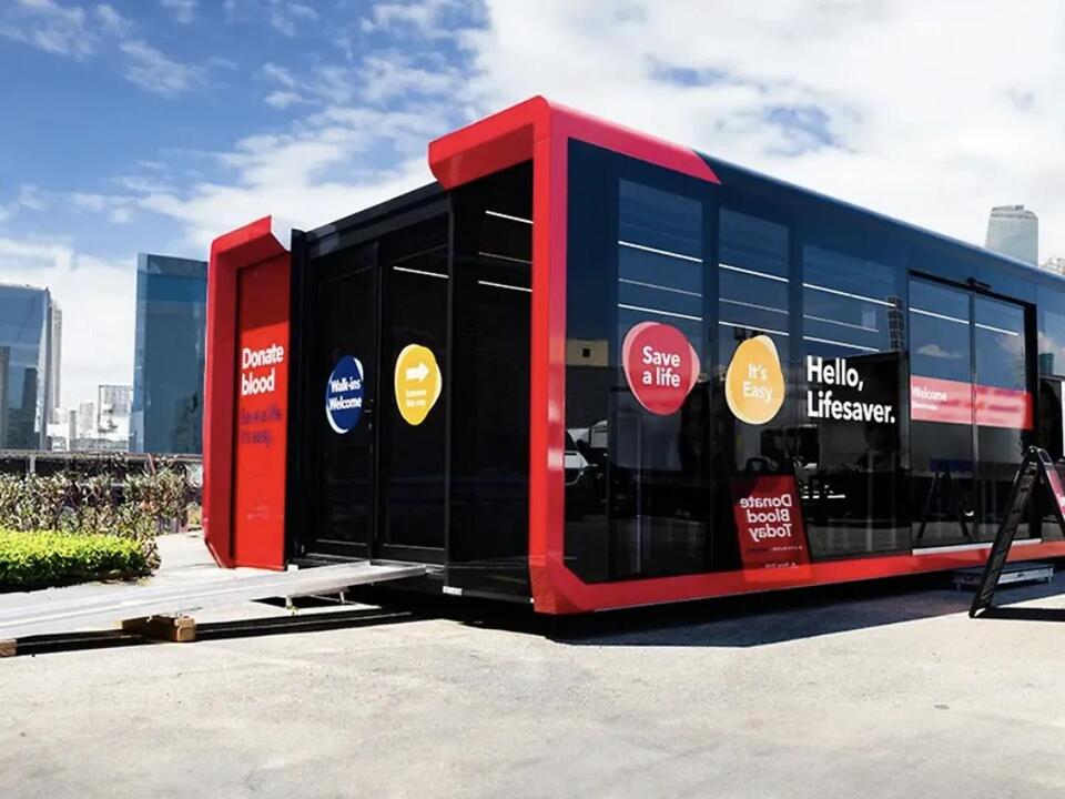 Check out the new state-of-the-art blood donation pods now open in Queens