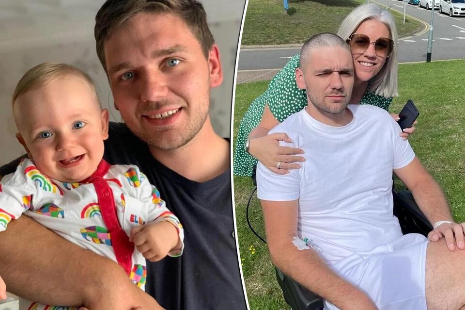 Dad, 25, dies of brain tumor that docs misdiagnosed as appendicitis ...