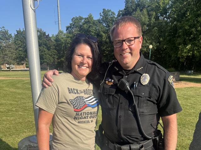 Community members and police officers come together to plan National ...