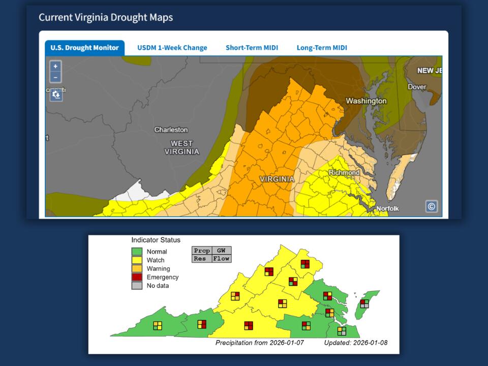 Northern Shenandoah Valley Remains in Grip of Severe Drought as Dry ...