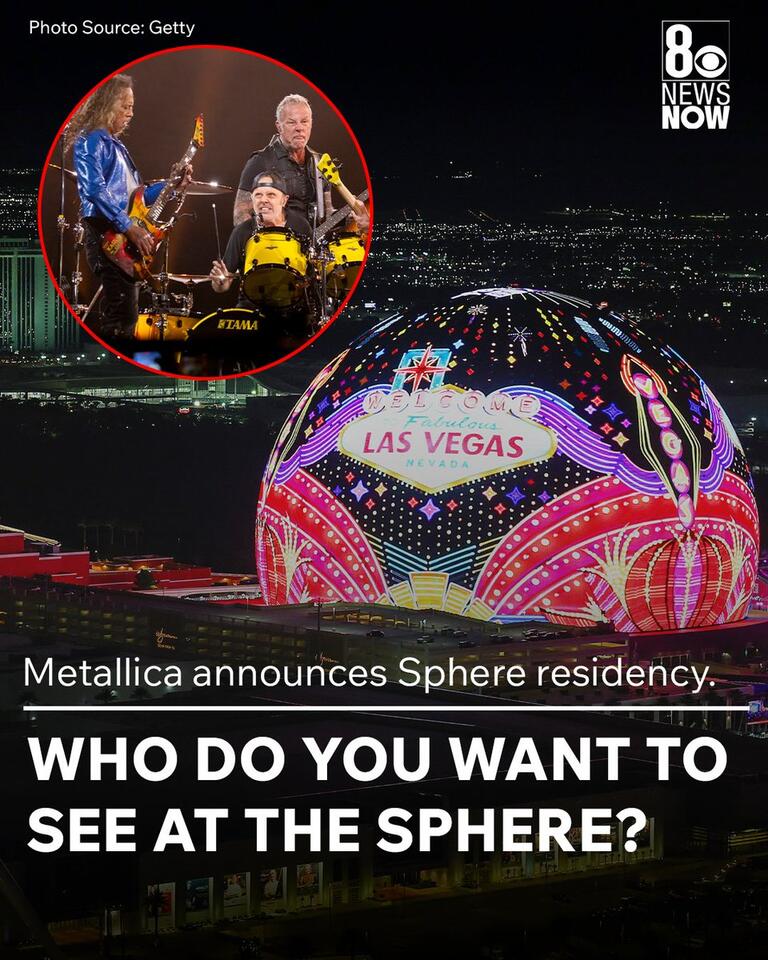 Upcoming concerts at the Sphere in Las Vegas - NewsBreak