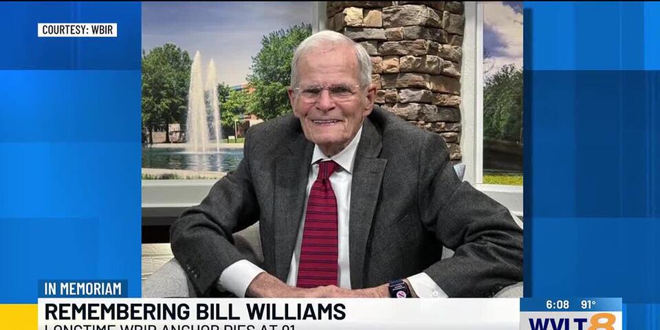 Longtime WBIR anchor Bill Williams dies at 91 - NewsBreak
