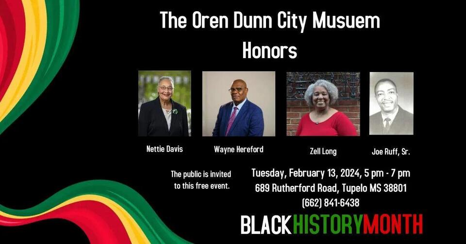 Oren Dunn Museum to honor WTVA's Wayne Hereford and others for Black ...