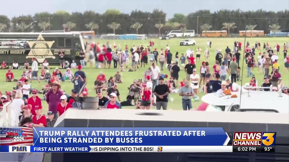Trump rally attendees express frustration after being stranded ...