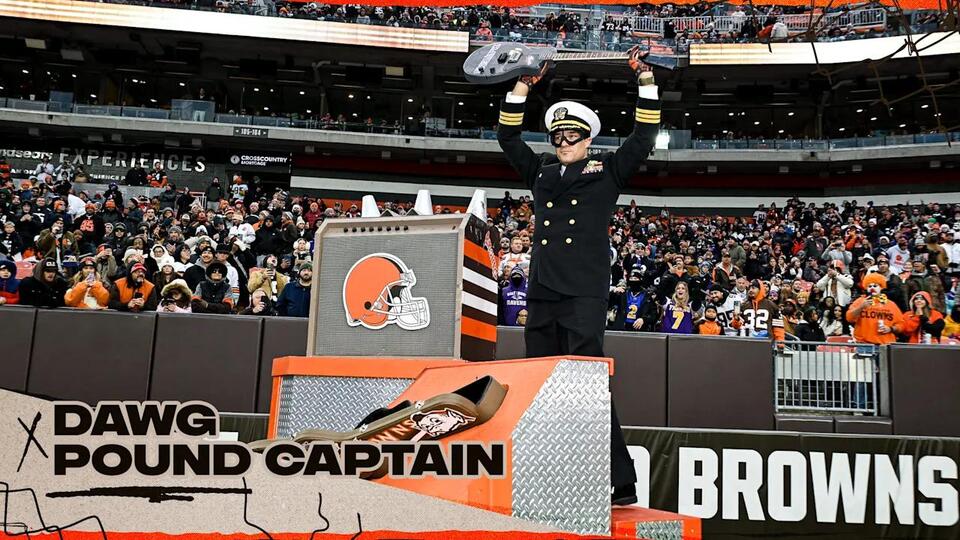 Commander Bruce D. Hallet serves as the Dawg Pound Captain ahead of ...