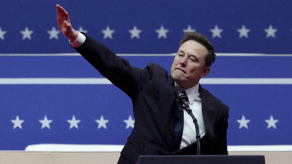Elon Musk Appears to Make Nazi “Seig Heil” Gesture Twice During Trump ...