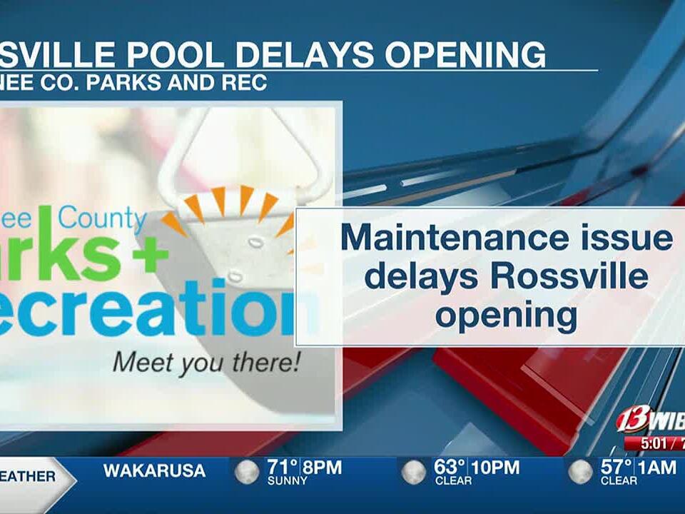 Rossville Community Pool temporarily closed due to maintenance issue