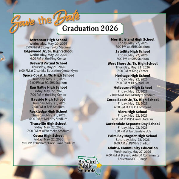Astronaut High School to Hold Graduation Ceremony Wednesday for Class ...