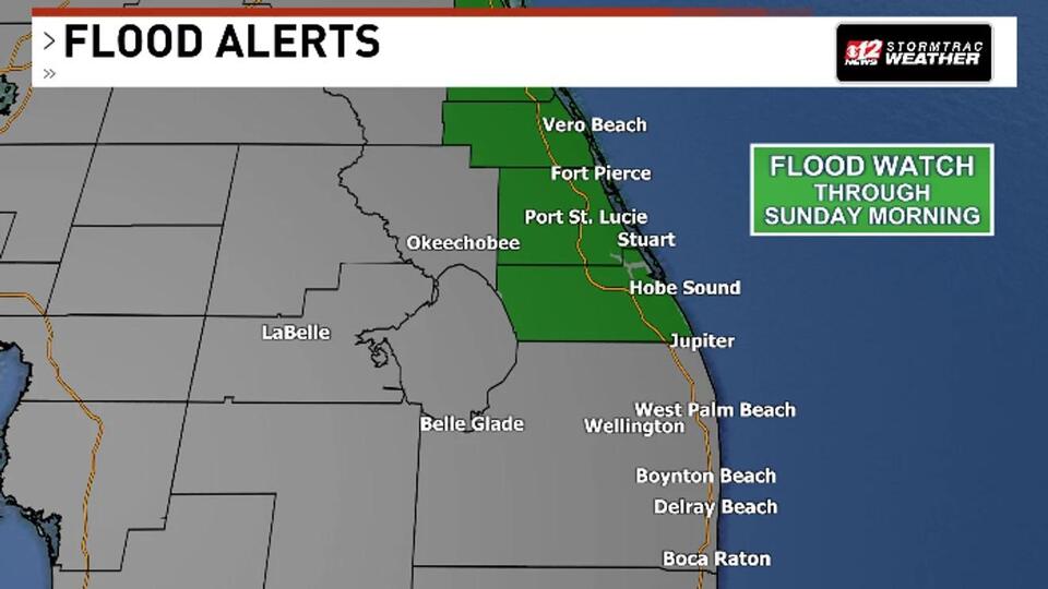 Flood Watch issued with localized heavy rain threat into the weekend ...