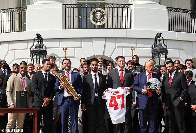Donald Trump makes embarrassing blunder during Ohio State's visit to ...