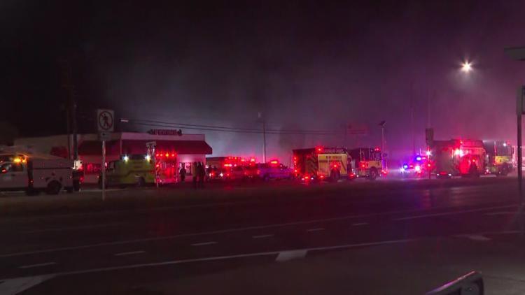 Man dead, firefighter hurt after fire at Tampa storage facility - NewsBreak