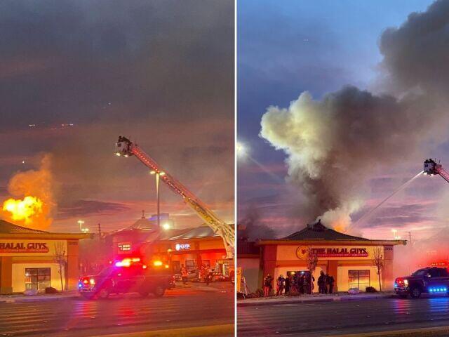 Fire consumes The Halal Guys, damages businesses in Las Vegas ...