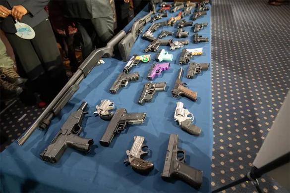 Adams Announces 25,000 Illegal Guns Removed From NYC Streets Since ...