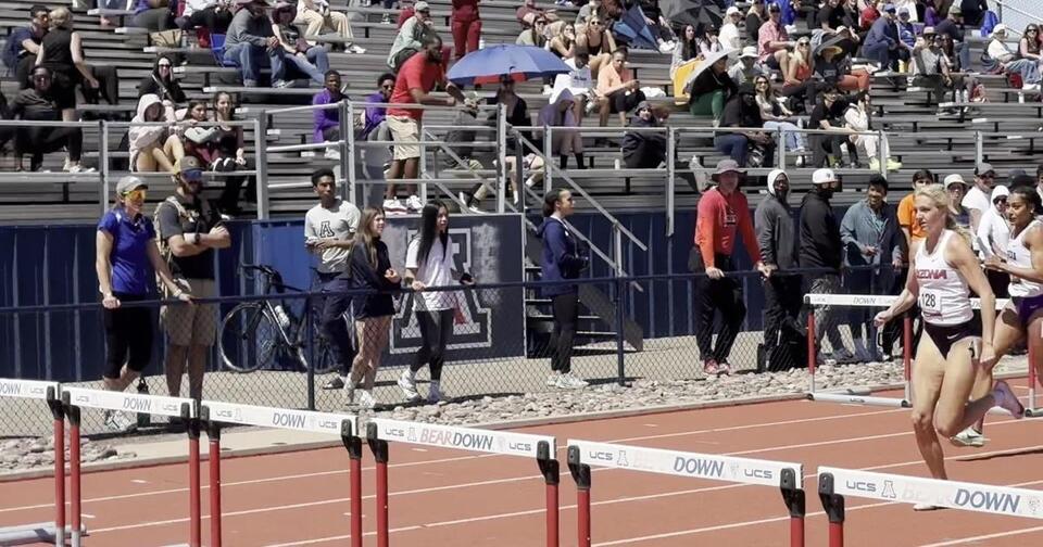 Arizona Track & Field | Talie Bonds ties school record in 100-meter ...