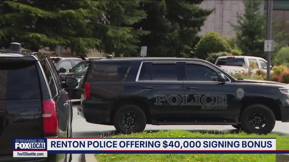 Renton Police offer 'one of the highest' signing bonuses - NewsBreak