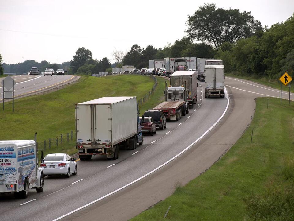 Crash closes M-14 ramp near north Ann Arbor