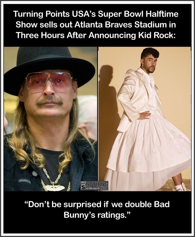 Fact Check: Turning Point USA's Super Bowl Halftime Show Did NOT Sell Out Atlanta Braves Stadium ...