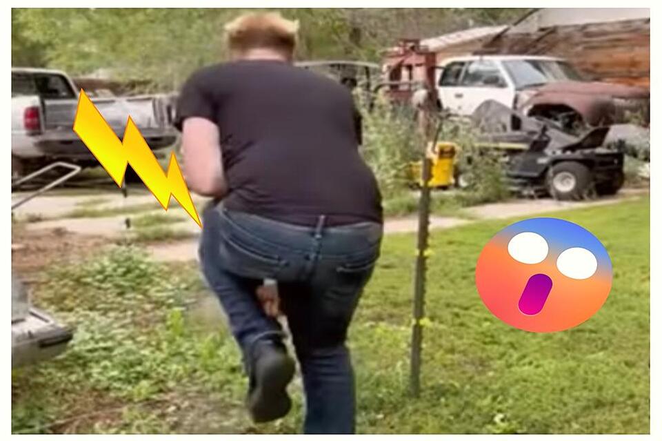 WATCH: Idaho Man Shows Why Electric Fences Shouldn’t Be Peed On - NewsBreak