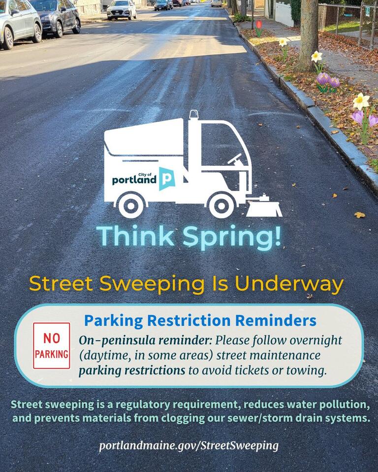 Street Sweeping Underway in Portland - NewsBreak