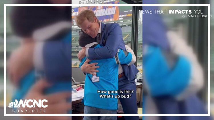 'Once in a lifetime': Panthers superfan who received heart transplant ...