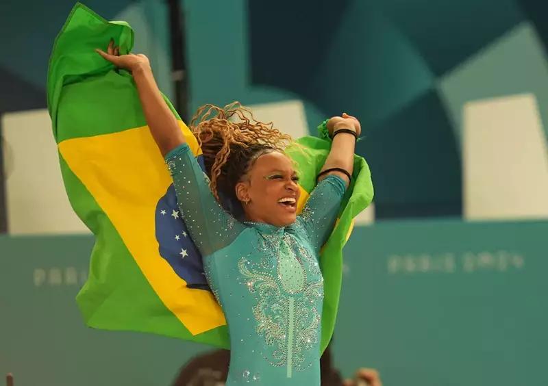 Rebecca Andrade Wins Her First Podium Years After Paris Olympics Run ...