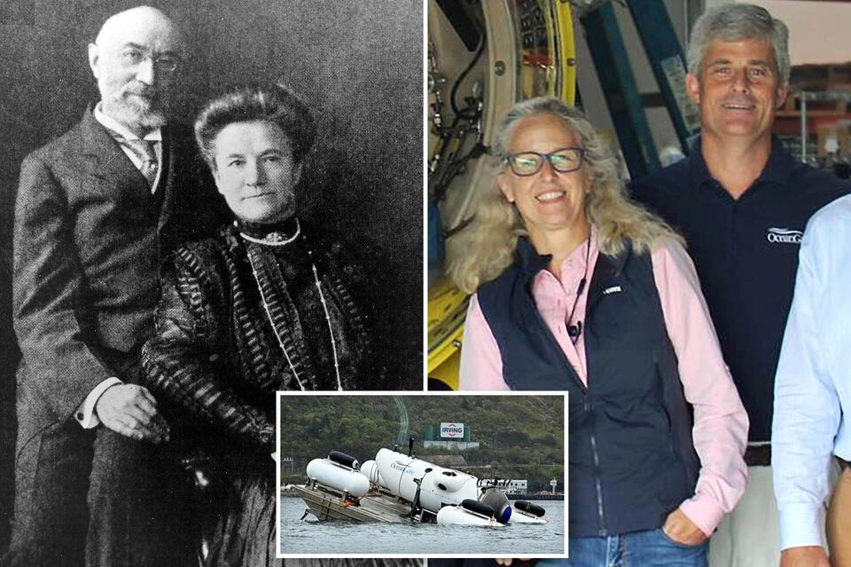Wife of missing sub pilot Stockton Rush descended from Isador and Ida ...