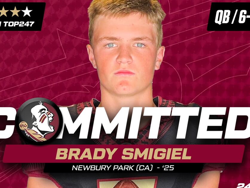 Elite 2026 QB Brady Smigiel commits to Florida State