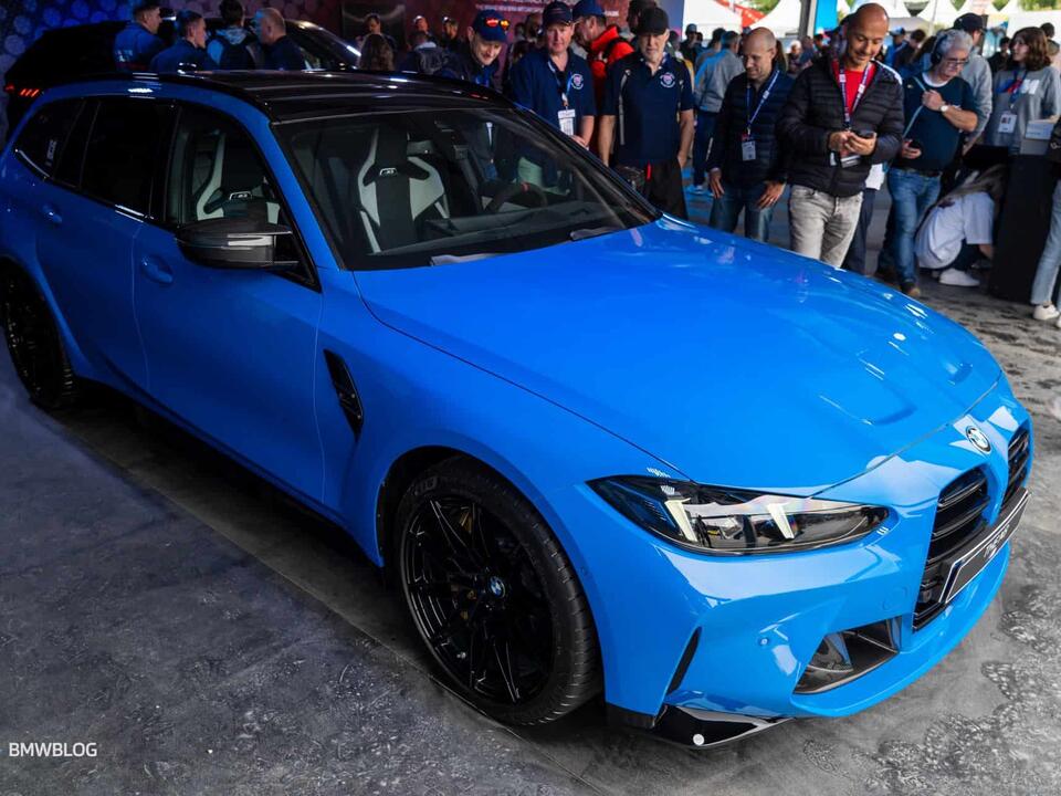 2025 BMW M3 Touring In Voodoo Blue Draws A Crowd At Le Mans