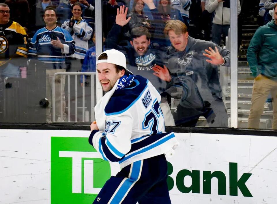 UMaine’s Lynden Breen achieves dream of becoming a pro hockey player ...