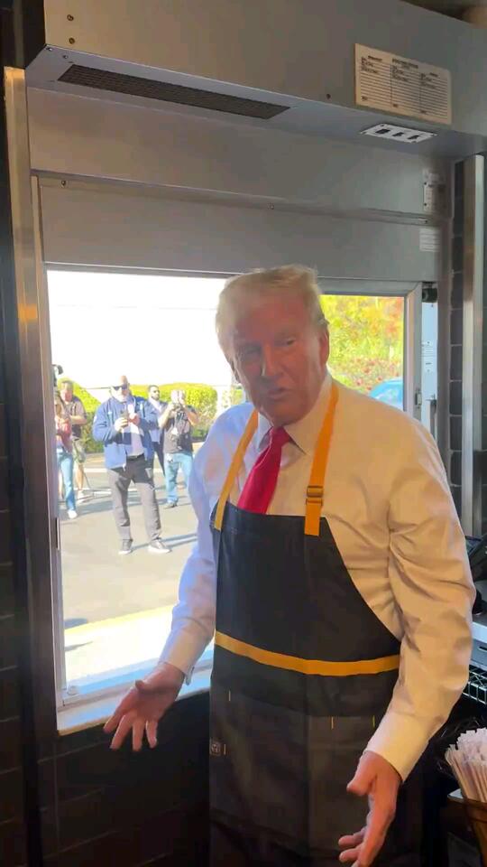 Donald Trump ran a drive-thru window at a McDonald's in Feasterville ...